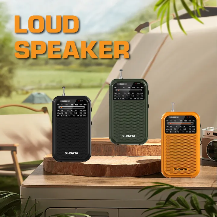 XHDATA D-220 Vintage Retro Radio FM 1-2/MW (9K/10K) /SW 4 Bands ...