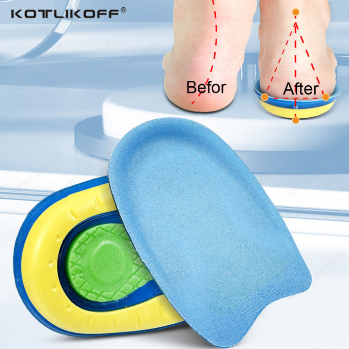 Silicone Heel Pad Sole Comfort Heel Protection Pain Relieve Bone Spurs ...