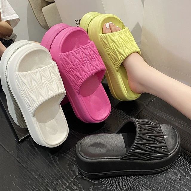 EVA Wedge Heel Sole Slippers for Women Fashion Chinese Women Summer EVA ...