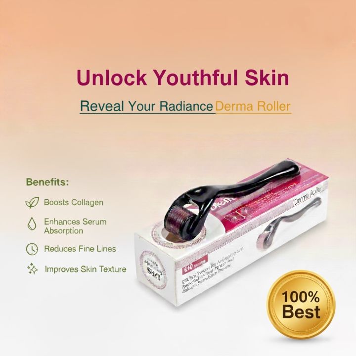 DERMA ROLLER ORIGINAL ---> 0.5 mm _ 540 TITANIUM MICRONEEDLE -- for ...