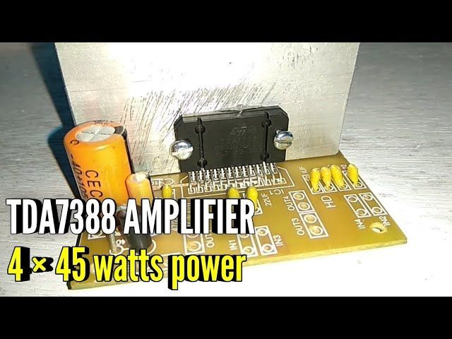 TDA7388 4 CHANEL AMPLIFIER ASSEMBLED | 45W * 4 | Quality Sounds | Daraz.lk
