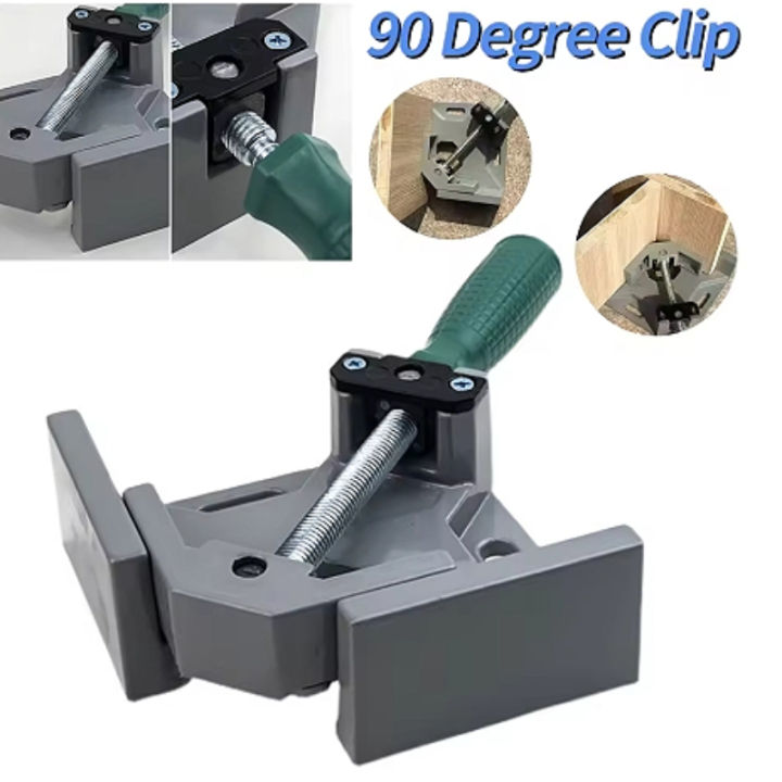 Adjustable 90 Degree Right Angle Clamp Picture Frame Corner Fixing Clip ...