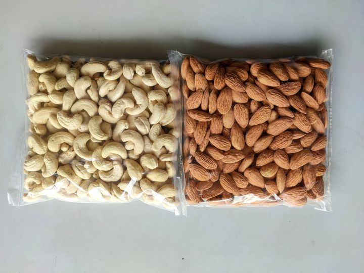 Almond/Badam (500g) and Cashew/Kaju(500g) | Daraz.com.np