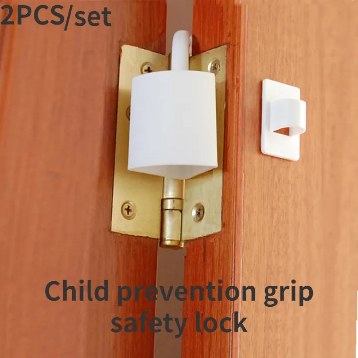 2PCS/set Child Safety Lock Key Push Door Child Safety Protection Lock ...