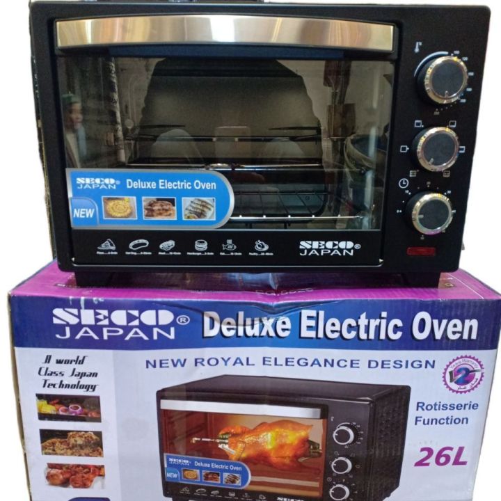 Seco Japan Rotisserie Oven 26L Deluxe Electric Oven | Daraz.pk