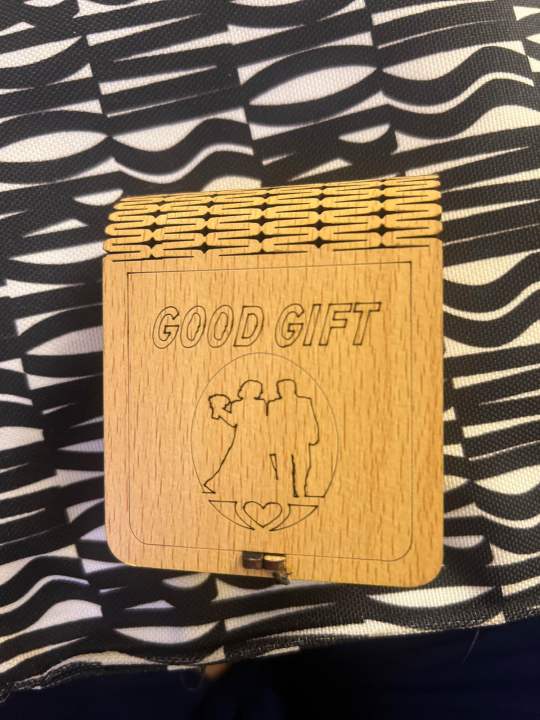 🌲 Wooden Gift Box | Premium Laser-Cut “GOOD GIFT” Design | Handmade ...
