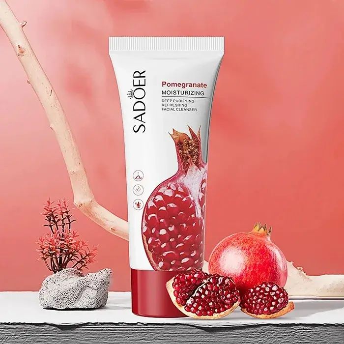 Sadoer Pomegranate Refreshing Deep Purifying Moisturizing Facial Cleanser – 100ml | Daraz.com.bd