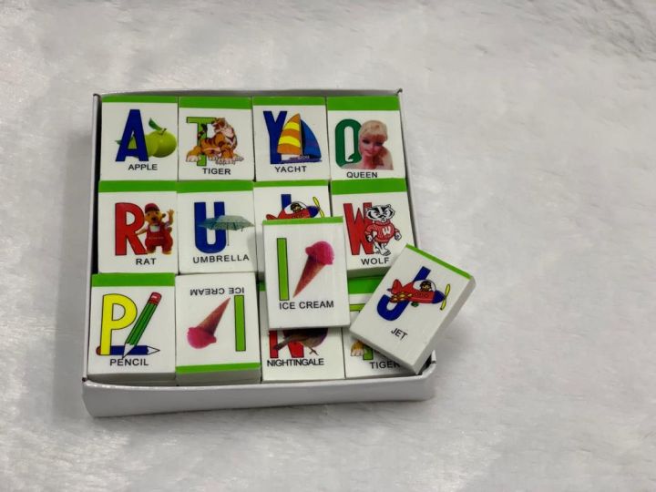 Alphabet eraser pack (36 pcs) | Daraz.lk