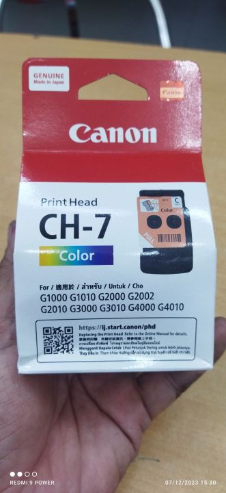 Canon G1000,G1010,G2000,G2010,G3000,G3010,G4000,G4010 Color print head ...