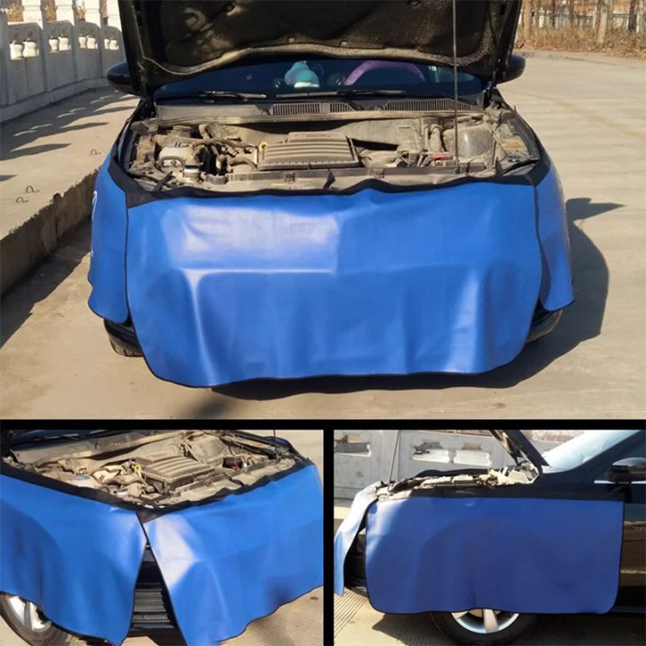 Universal Car Magnetic Front Fender Cover Foldable Protector Mechanic ...