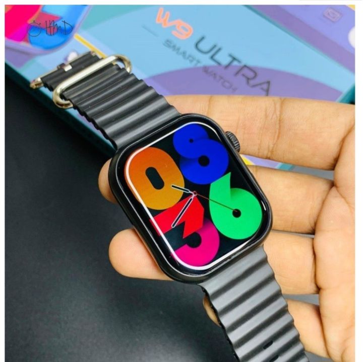 W9 Ultra Series 9 Smart Watch Big Screen Full HD Display with Wireless ...