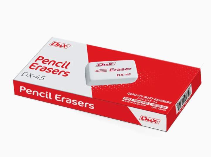 DUX Eraser DX-45 (Pack of 45 Pcs) | Daraz.pk