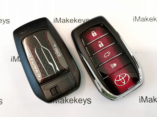 Toyota Revo Rocco all new Fortuner 3-4 keys with key caps * Hilux ...