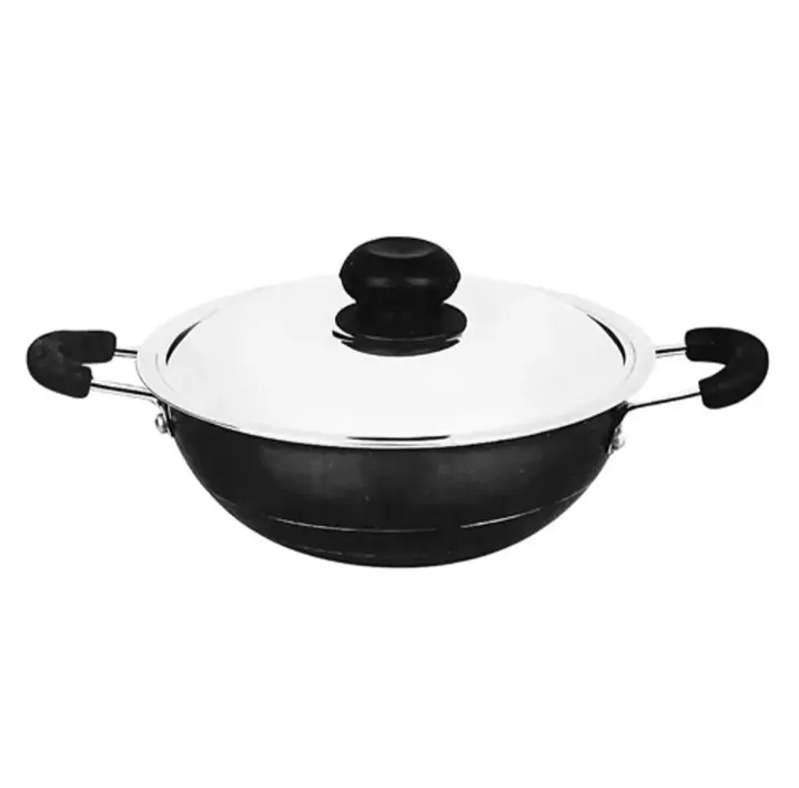 Nonstick Hopper Pan with Glass Lid | Daraz.lk
