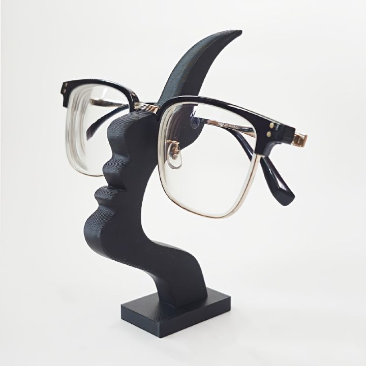 1pc Unique Curved Eyeglass Holder Stand Secure & Artistic Storage ...