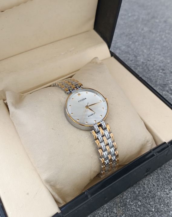 Citizen Brand | Women Watch | Gold & Silver Belt | Daraz.lk