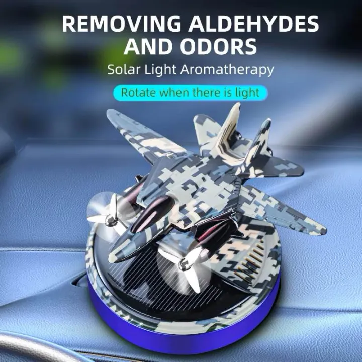 Solar Car Fragrance Powered Car Aromatherapy Dashboard Solar Helicopter ...