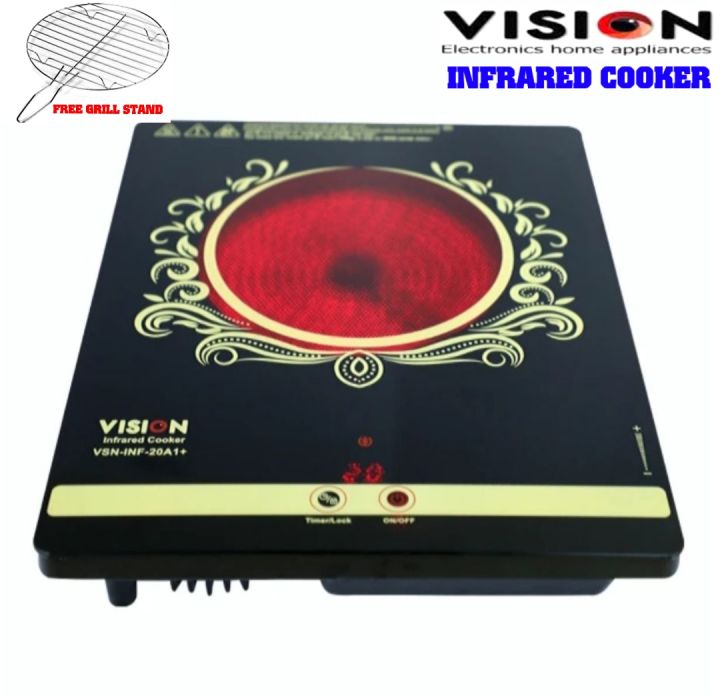 VISION INFRARED COOKER RE-VSN-XI-20A1 (with Free Grill Stand) | Daraz ...