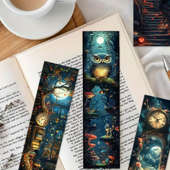 32pcs, bookmarks, back-to-school season, retro Halloween, Christmas ...