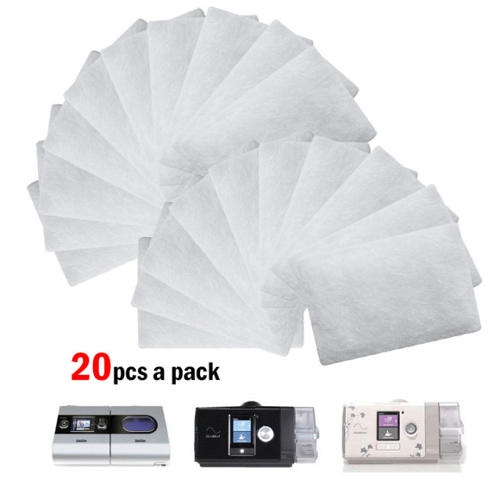 20pcs Disposable Universal Replacement Filters Cotton Filter Sleep ...