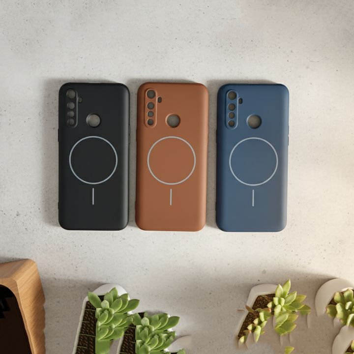 Realme C75 Official Case Enhanced Grip Silicone Back Cover – Soft Touch ...
