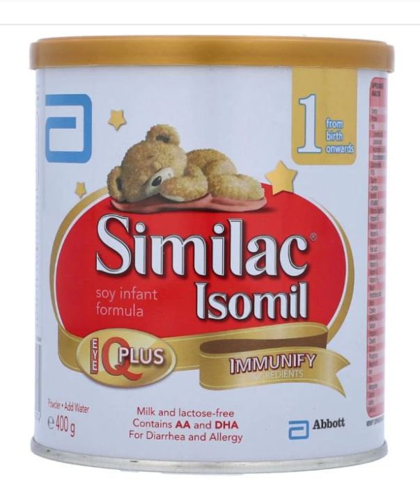 SIMILAC ISOMIL MILK POWDER TIN IMMUNIF 400 GM | Daraz.pk