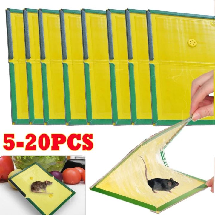 1-20pcs Mouse Board Sticky Rat Glue Mouse Adhesive Glue Board Mice ...