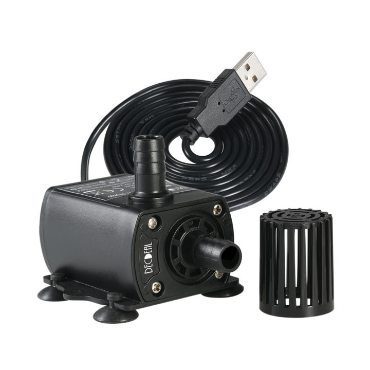 USB DC5V Ultra-quiet Mini Brushless Water Pump Waterproof Submersible ...