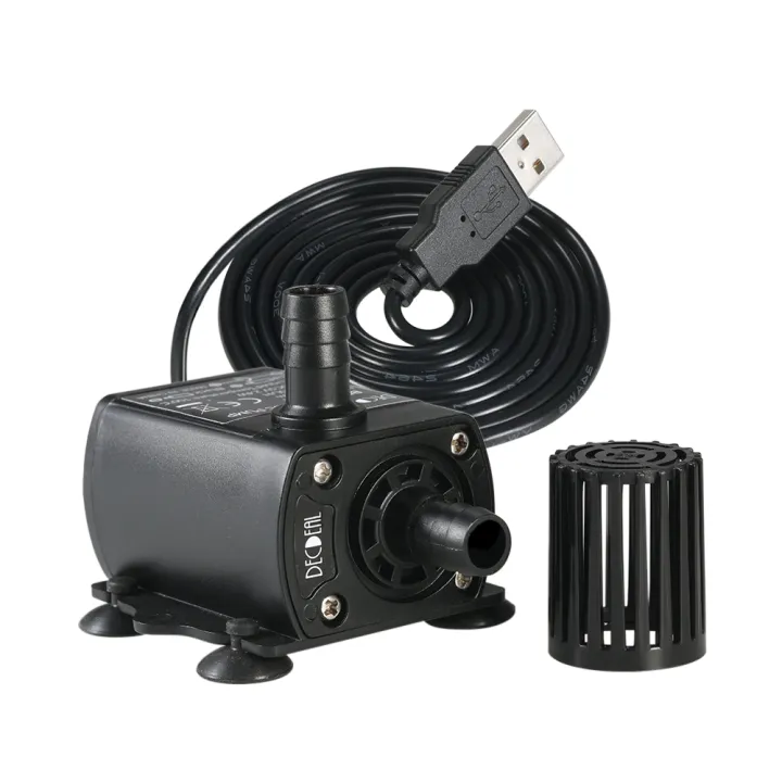 USB DC5V Ultra-quiet Mini Brushless Water Pump Waterproof Submersible ...