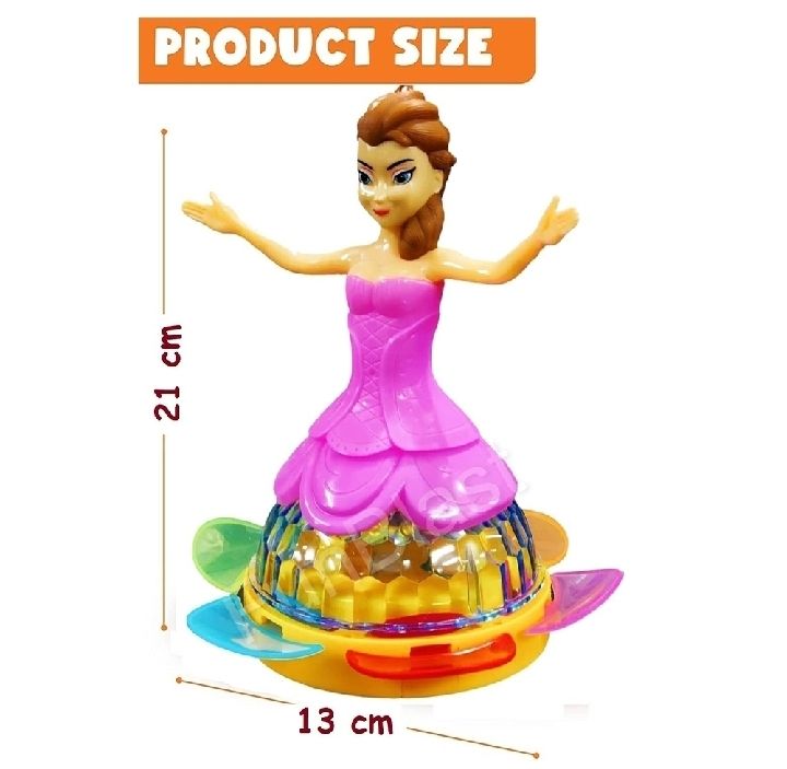 City TOY shop Dream Princess Musical & 3D Lighting Dancing Rotating ...
