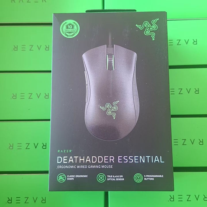 Razer DeathAdder Essential Wired Gaming Mouse / Wired Mice 6400DPI 5 ...