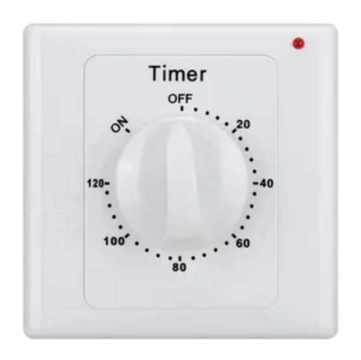 120 minute In-wall Spring Loaded Coutdown Timer | Daraz.com.np