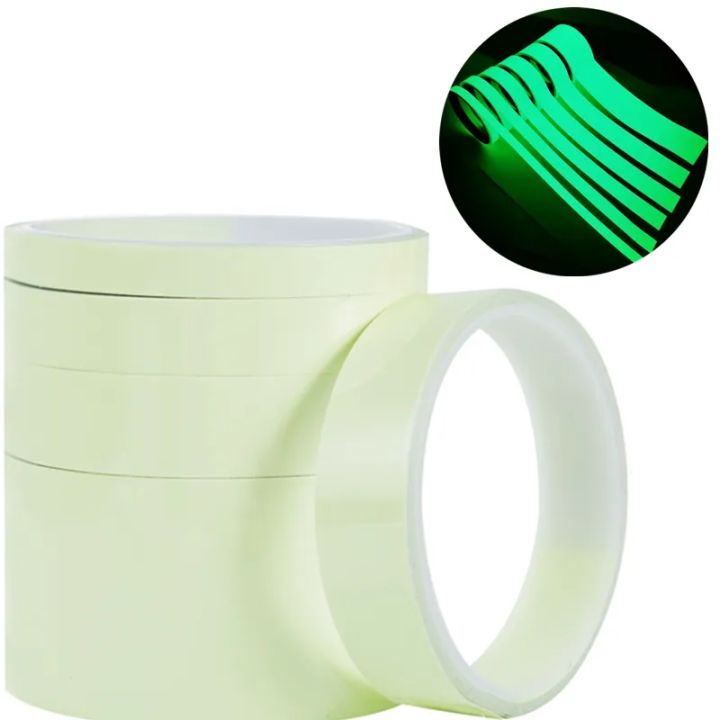 Luminous Tape 3/5/10M Green Self-adhesive Tape Night Vision Glow In ...