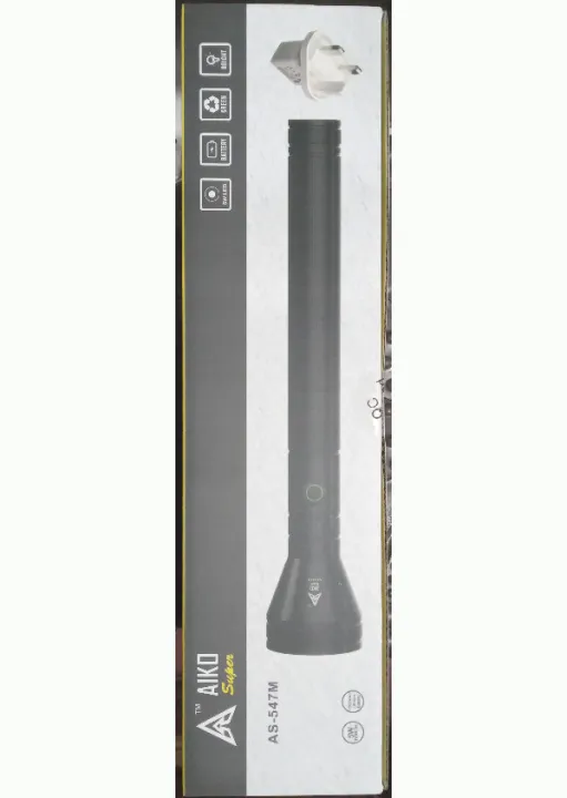 Aiko Super Steel Long Torch 5W Led AS- 547M | Daraz.lk