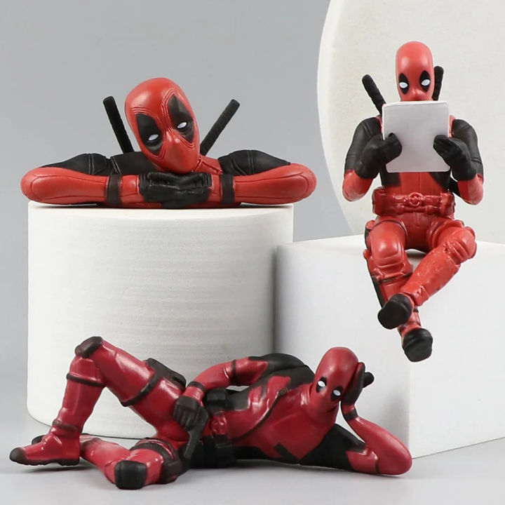 Anime Deadpool Action Figure Car Interior Decoration Toys Pendant Car ...
