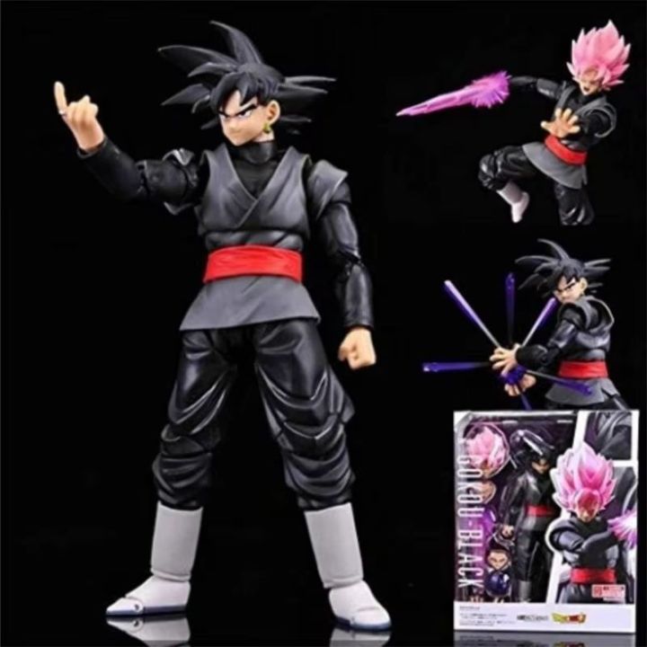 New 14cm Anime Dragon Ball Black Goku Zamasu Action Figure Super Saiyan ...