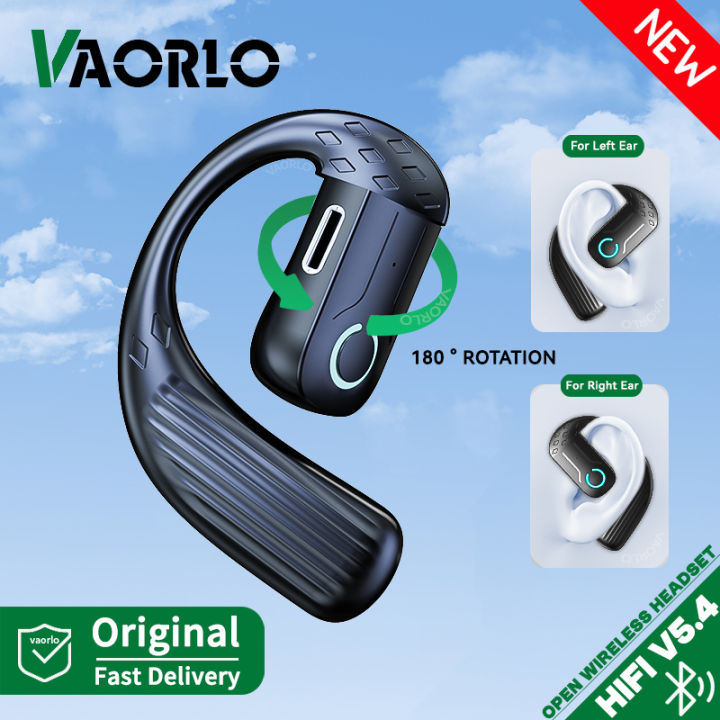 Wireless Bluetooth 5.4 Earphone 180° Rotation Ear Hook HIFI Stereo With ...