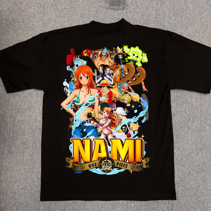 New design one piece Nami Luffy Zoro T-shirt fashion print S-5XL | Shop ...