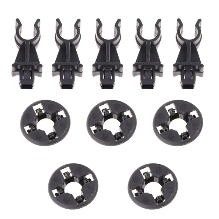 2pc/10pcs Car Retainer Clip Set Bonnet Hood Support Prod Rod Clamp ...