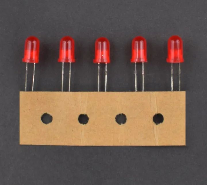 Pack of 5 - 5mm Red Led Light Emitting Diode | Daraz.pk
