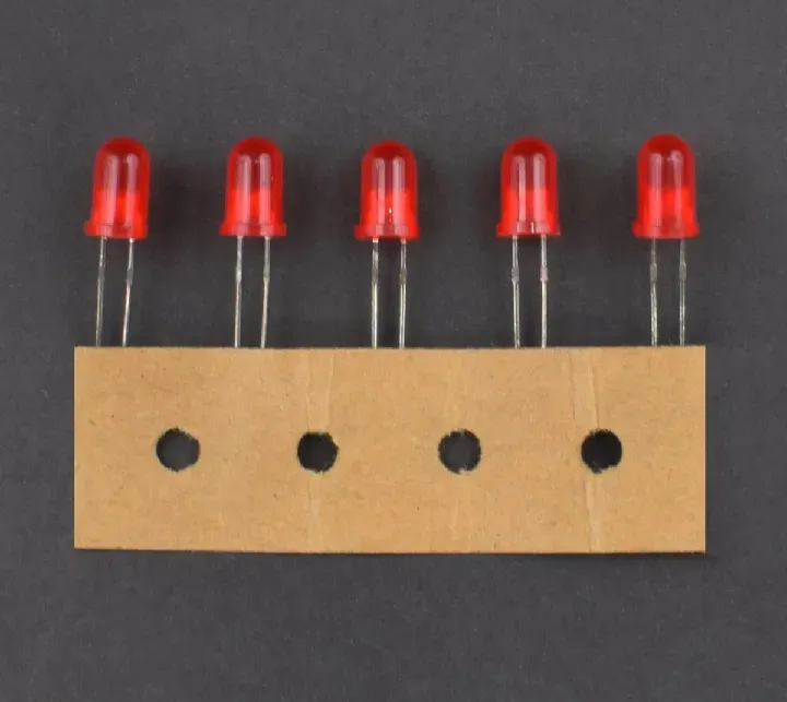 Pack of 5 - 5mm Red Led Light Emitting Diode | Daraz.pk