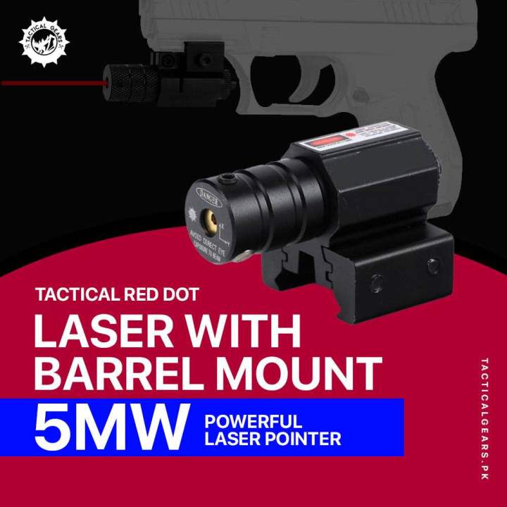 Red Dot Laser Light With Barrel Mount | Daraz.pk