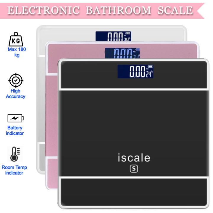 Digital Body Weight Scale 180kg – Electronic Weighing Scale with ...