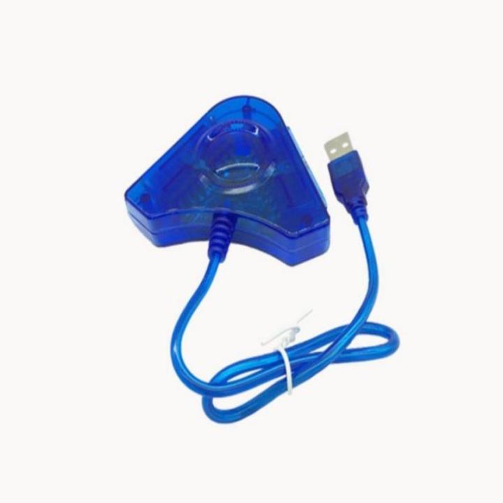 1 Pcs Usb Dual Player Converter Adapter Cable For Dual Playstation 2