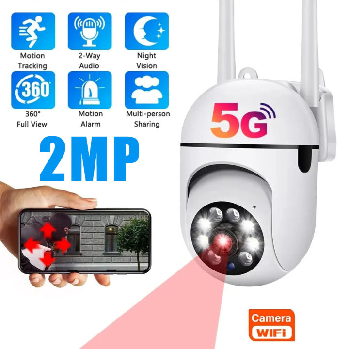 2MP Wifi IP Camera Outdoor Wireless Security Surveillance Camera AI ...