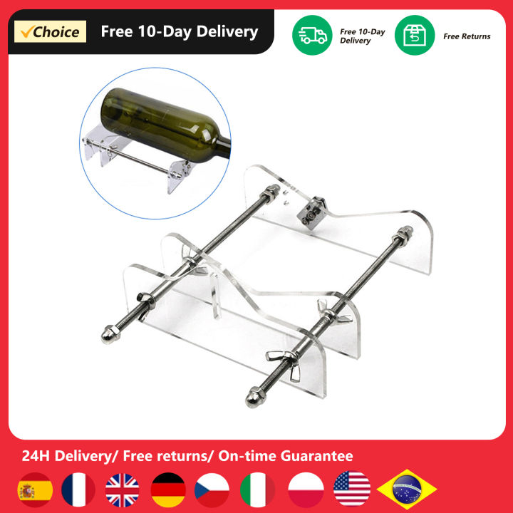 DIY Glass Bottle Cutter Adjustable Sizes Metal Glassbottle Cut Machine ...