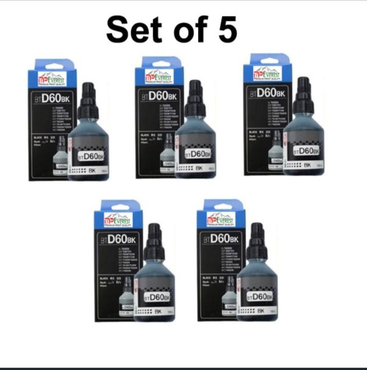 MP Everest Brother Refil Ink | BT-D60 Black For Brother for DCP-T310 ...