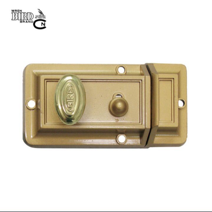 Wren Bird Brand Rim Night Latch Lock - Gold | Daraz.lk