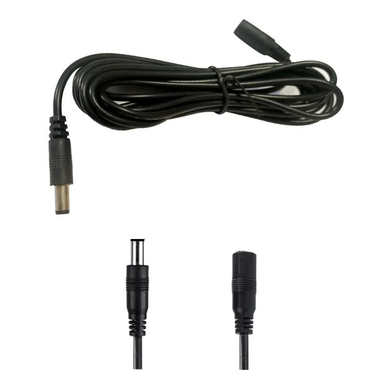 1M 3M 5M 10M 5.5mm*2.1mm DC Power Connector Extension Cord Jack Adapter ...