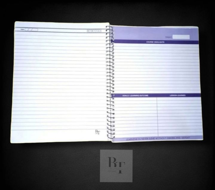 Notebook for university, attractive cover page, customise note book ...